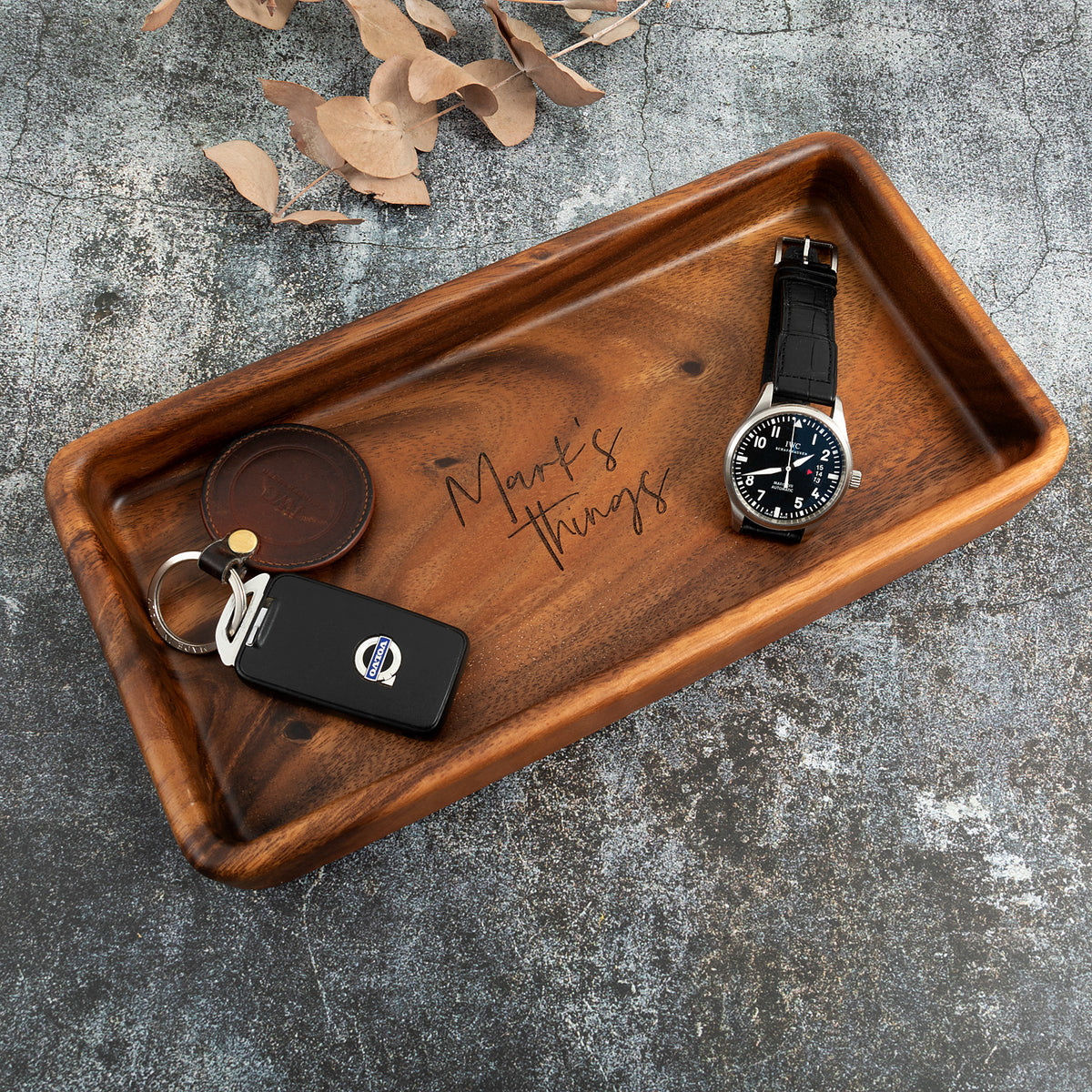 Personalised Wooden Trinket Tray | Personalised Favours