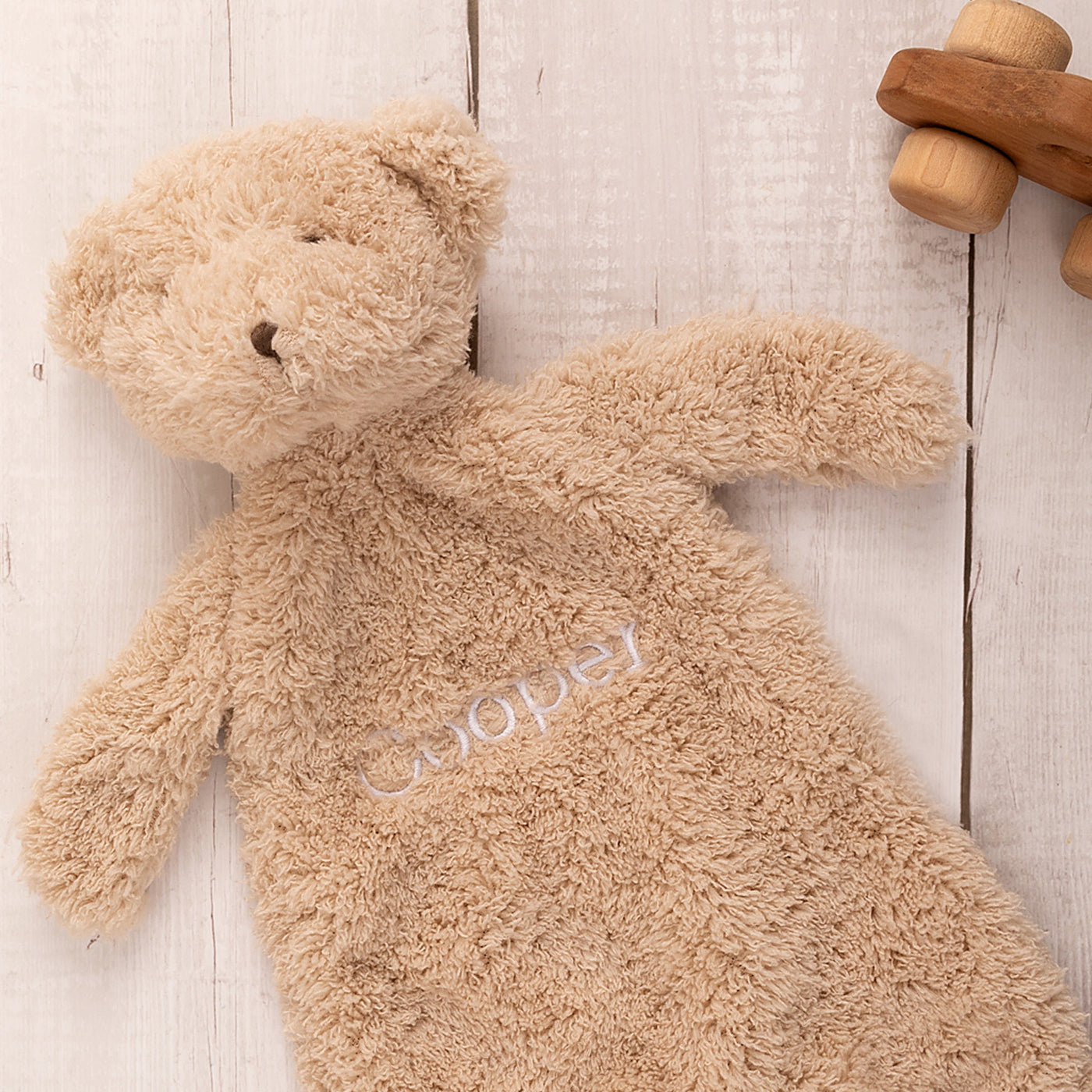 Personalised Plush Bear Comforter Toy | Personalised Favours