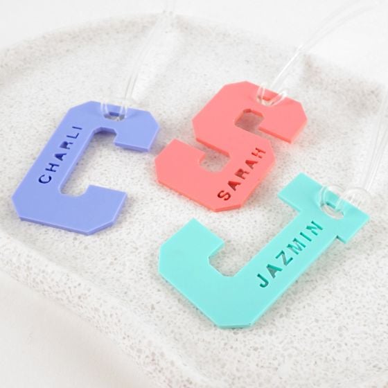 Back to School Laser Cut Acrylic Bag Tag | Personalised Favours