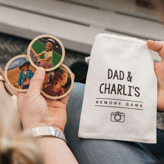 Father's Day Photo Memory Game | Personalised Favours