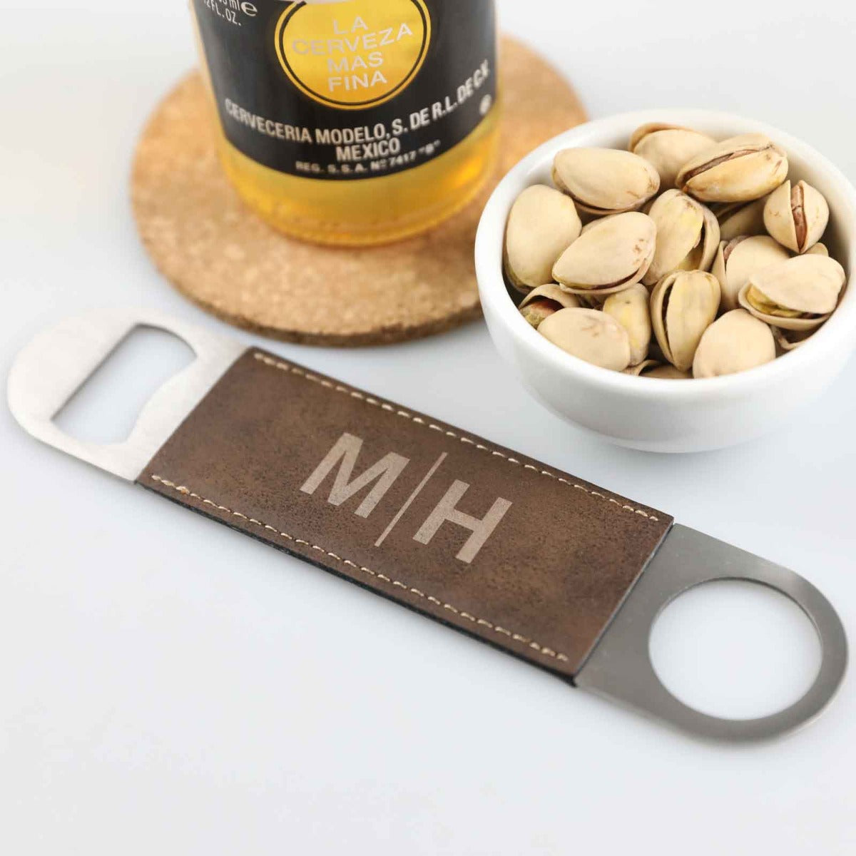 Engraved Barware Leatherette Barmate Bottle Opener | Personalised ...