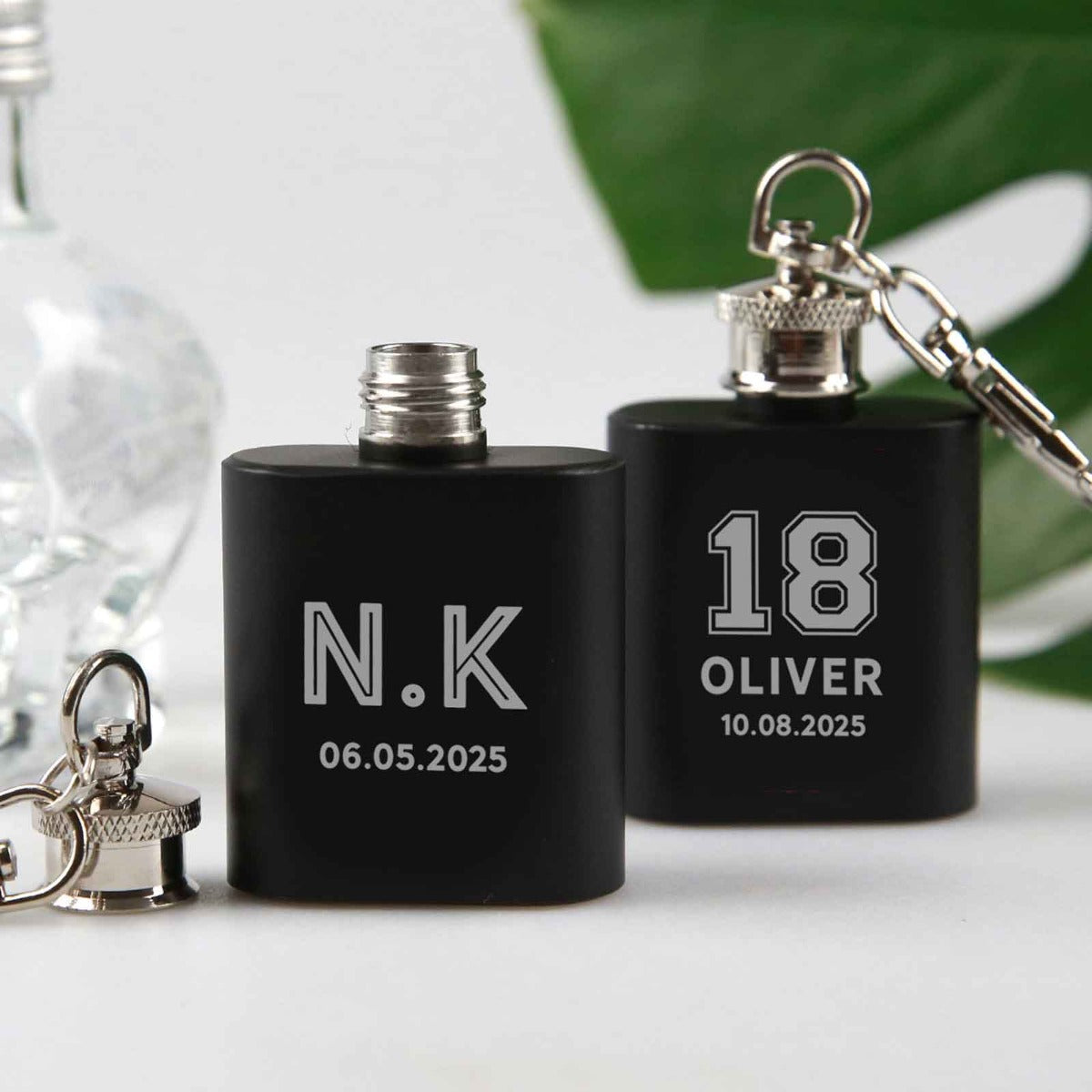 Engraved Birthday Mini Hip Flask Gifts | Personalised Favours
