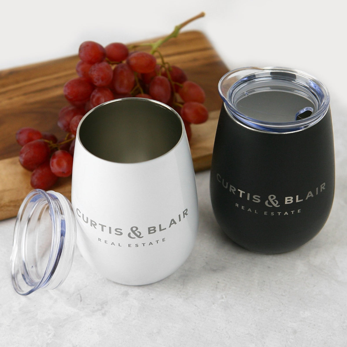 Personalised Wine Sipper Keep Cup Client Gift | Free Delivery