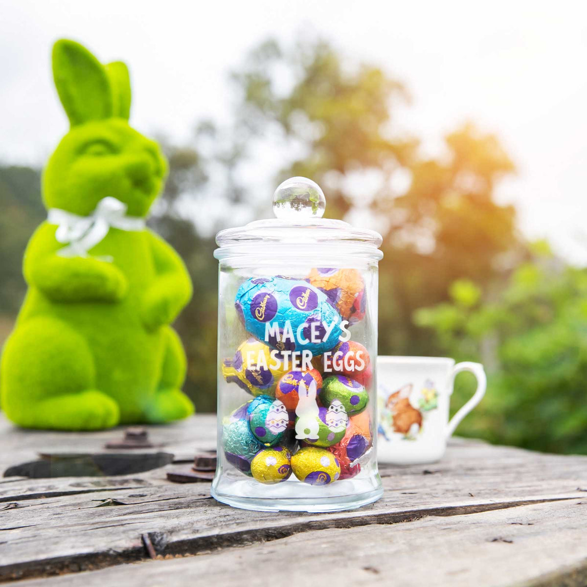 Engraved Easter Egg Jar | Personalised Favours
