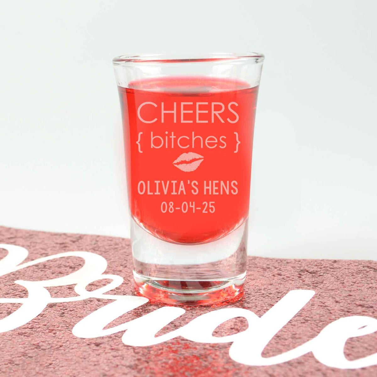 Engraved Hens Party Shot Glass | Personalised Favours – Personalised ...
