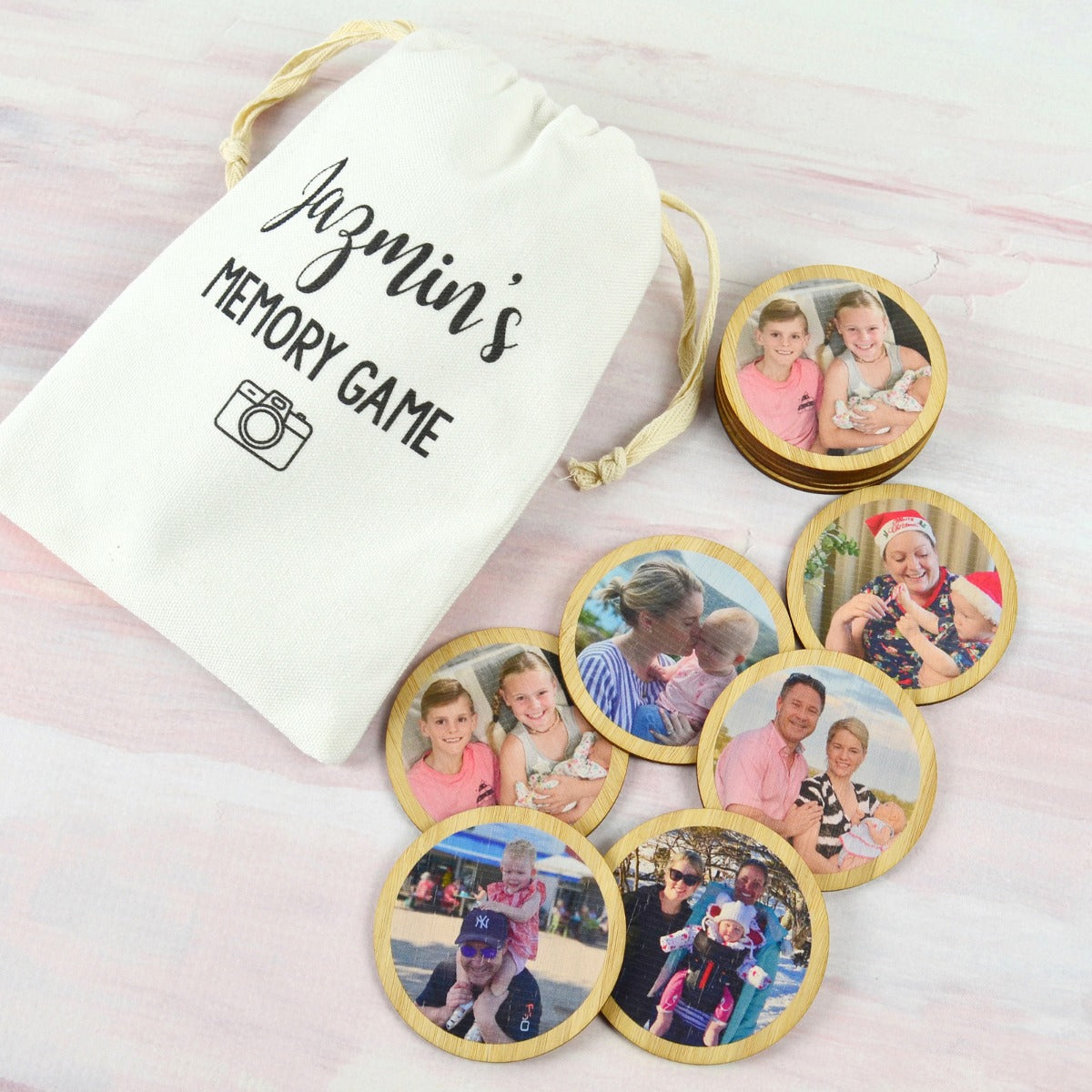 Personalised Photo Memory Game | Unique Birthday Gift
