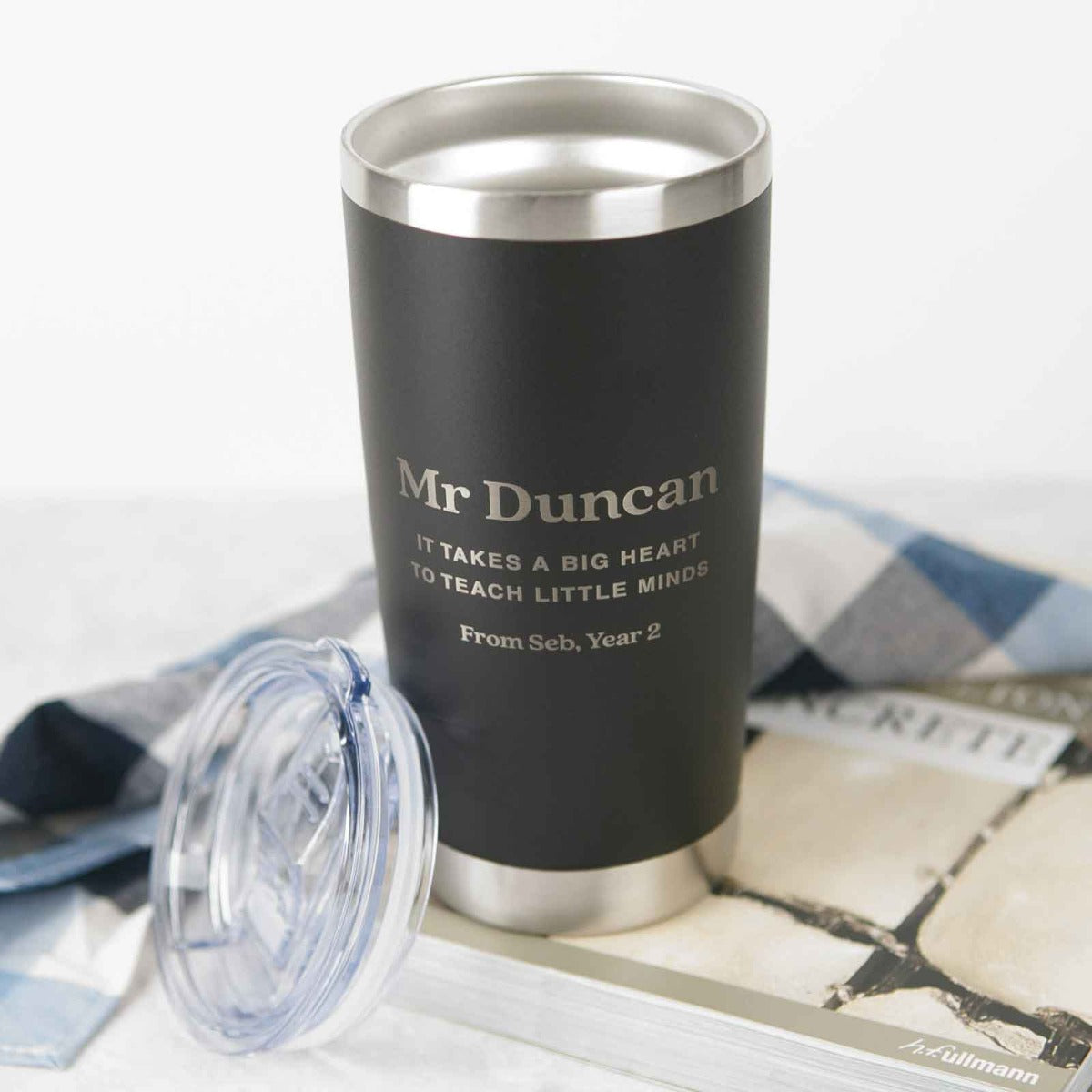 Teacher Engraved Insulated Travel Mug | Personalised Favours